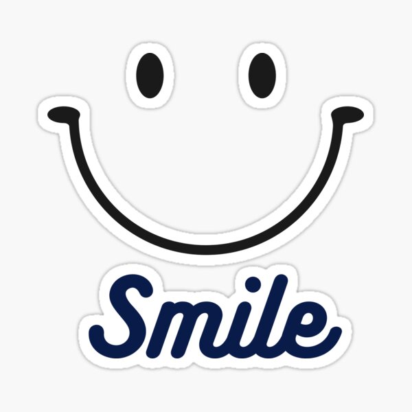 "Smile, smiley, drip smiley face" Sticker by RLAshop | Redbubble