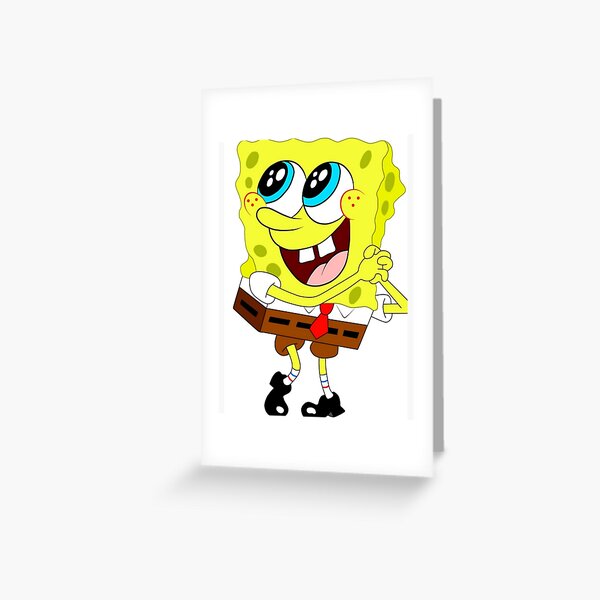 "Funny SpongeBob" Greeting Card for Sale by Meriem212 | Redbubble