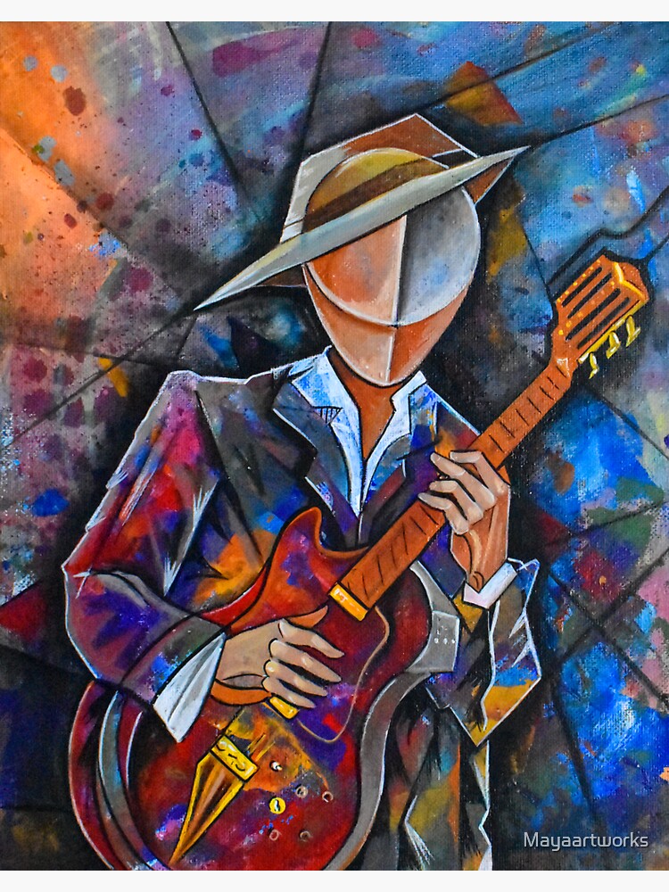 "jazz musician" Sticker for Sale by Mayaartworks | Redbubble
