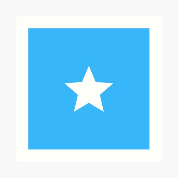 "somali flag/ calanka soomaaliya" Art Print for Sale by faracadde ...