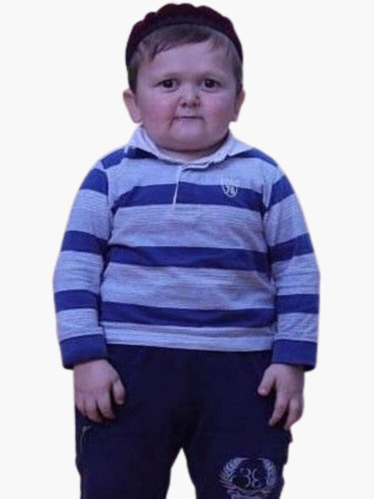 "Hasbulla looking At You" Sticker by BitternotMeme | Redbubble