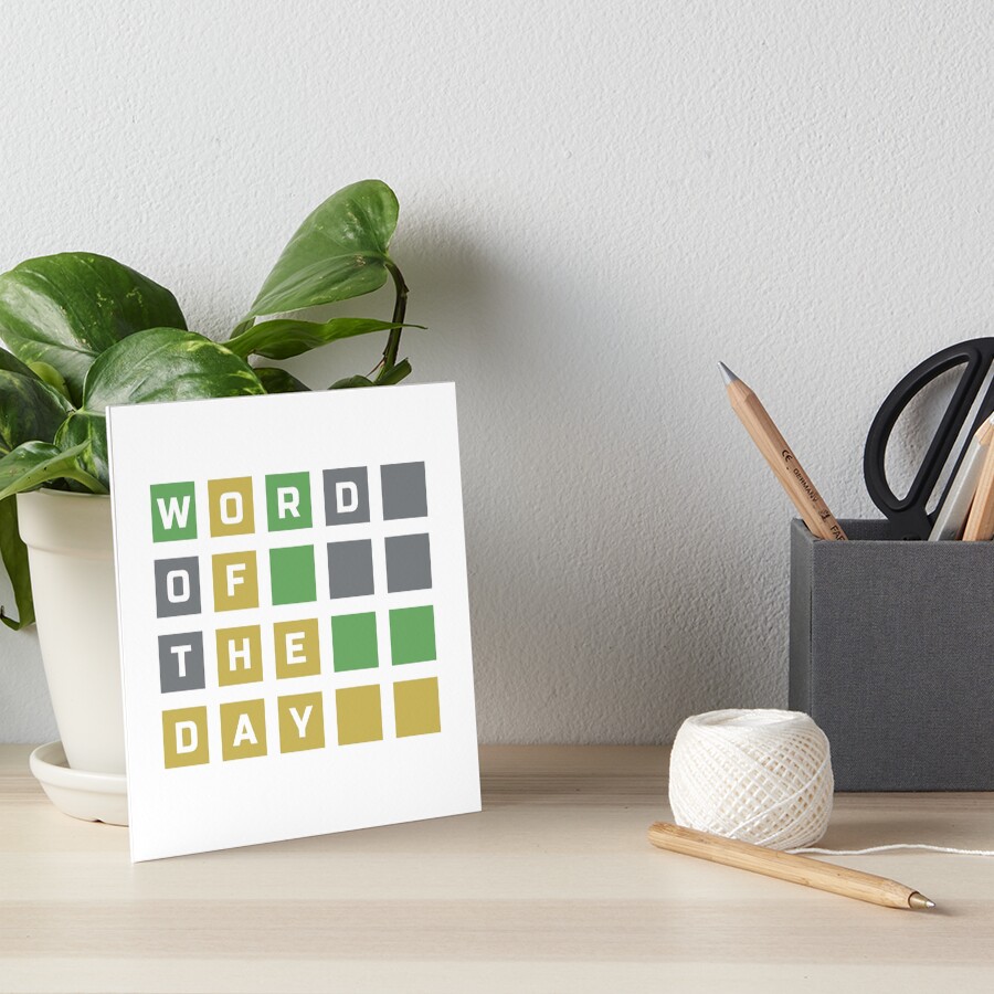 "Word of the day, wordle heute, 5-Buchstaben-Wörter, play wordle ...