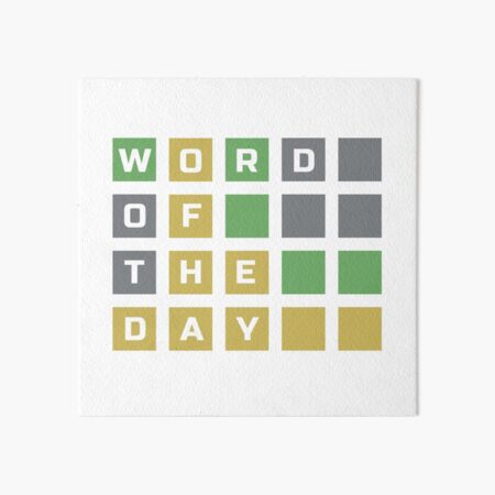 "Word of the day, wordle heute, 5-Buchstaben-Wörter, play wordle ...