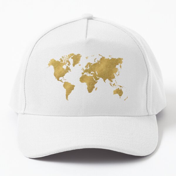 "Gold World Map | Elegant World Map | Stylish World Maps | Vintage Maps ...