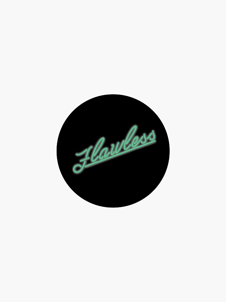 "Neon Sign Flawless Green" Sticker for Sale by SaraLoone | Redbubble