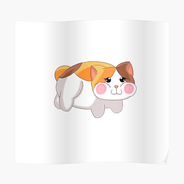 "Final Fantasy XIV - Fat Cat Minion" Poster by IvyaRose | Redbubble