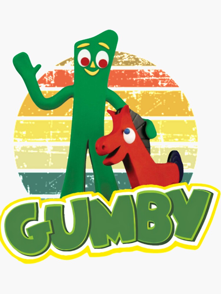 "Gumby And Pokey " Sticker for Sale by oTZI-Tshirts | Redbubble