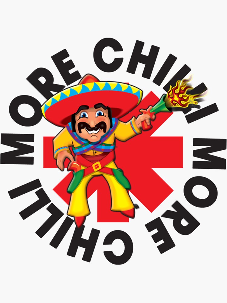 "More Chilli " Sticker by oTZI-Tshirts | Redbubble