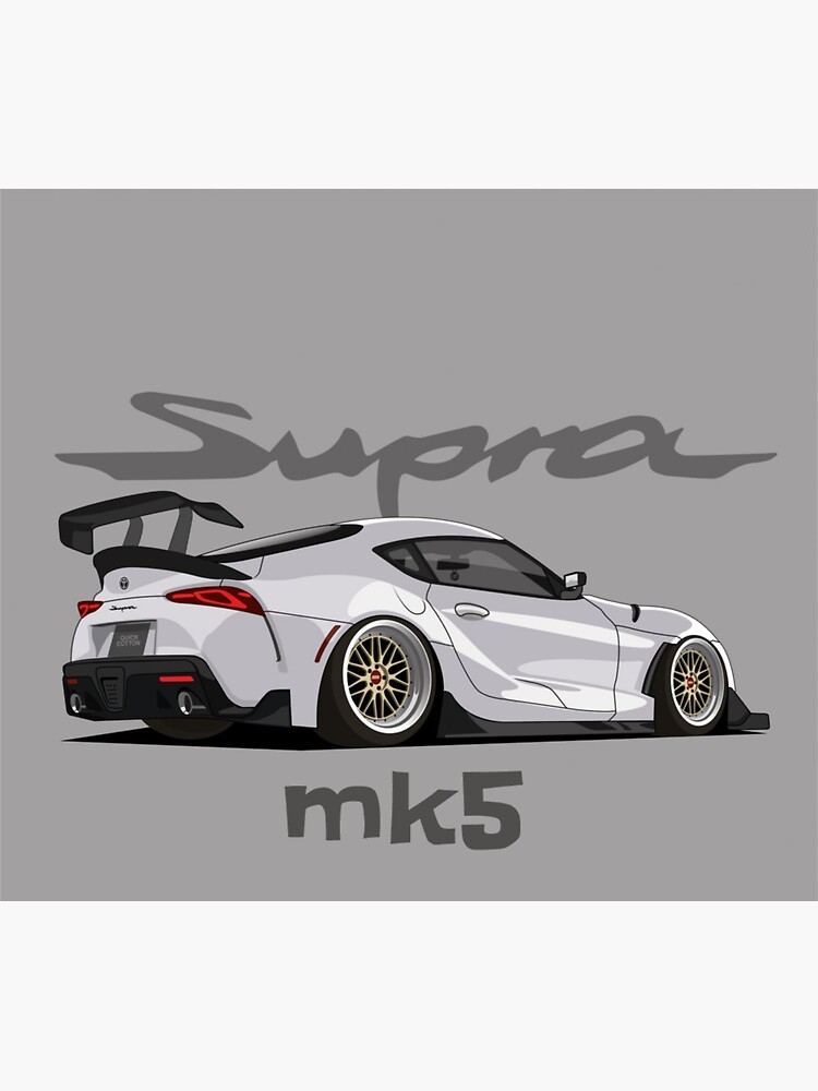 "toyota supra mk5" Sticker for Sale by MM306 | Redbubble