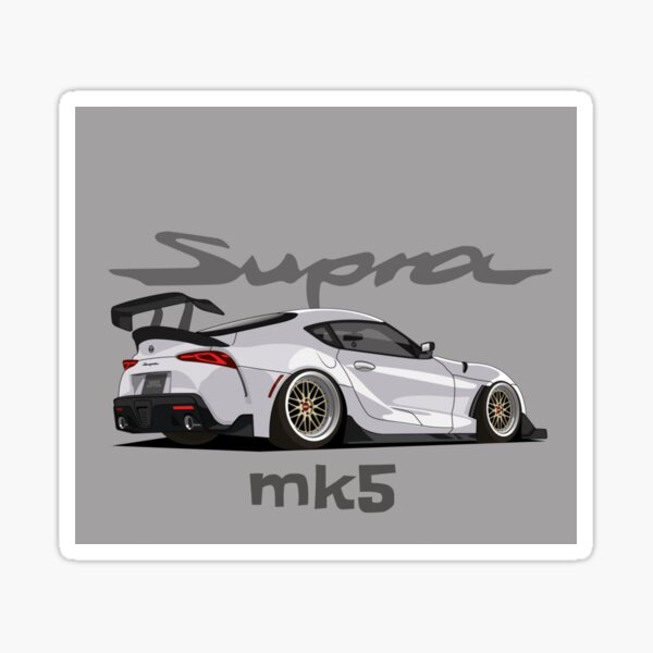 "toyota supra mk5" Sticker for Sale by MM306 | Redbubble