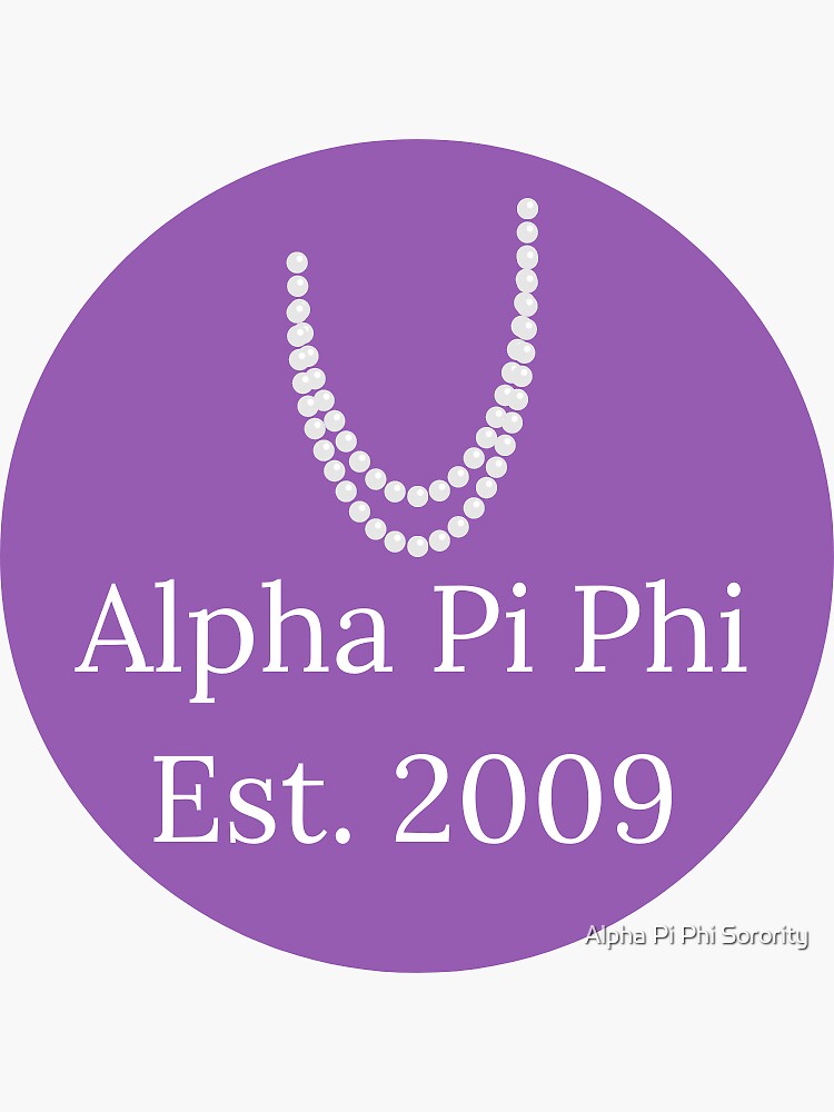 "APP 09 - Amethyst " Sticker by alphapiphi | Redbubble