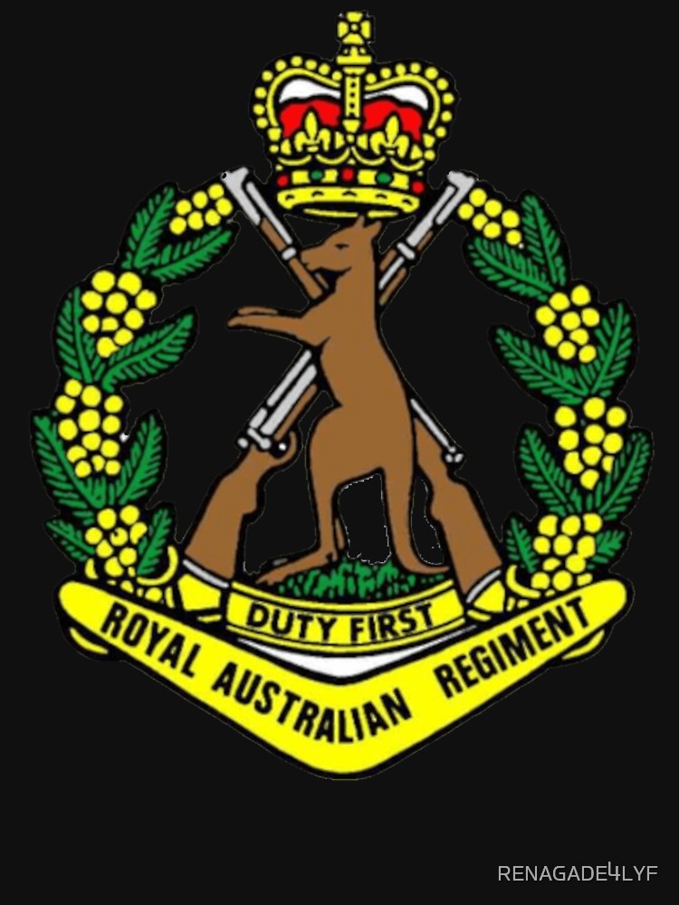 "RAR- Duty First Royal Australian Regiment" Essential T-Shirt for Sale ...