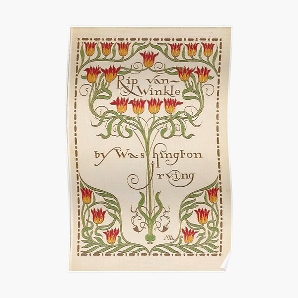 "Vintage Book Covers Collection: Rip Van Winkle" Poster for Sale by ...