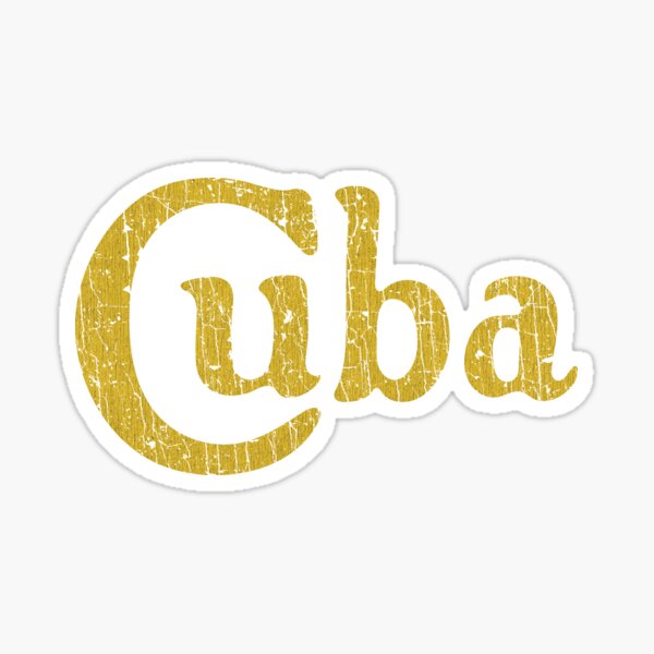 "Cuba Clásico 1933" Sticker by AstroZombie6669 | Redbubble