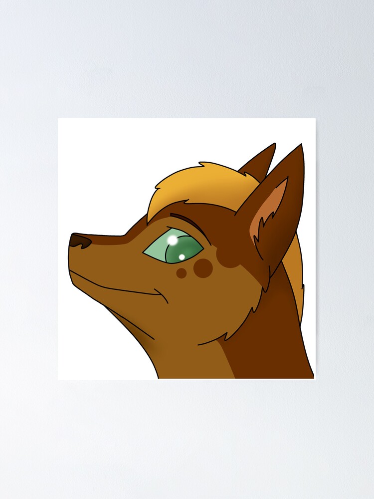 "Earth fox " Poster for Sale by EchoSkyArt | Redbubble