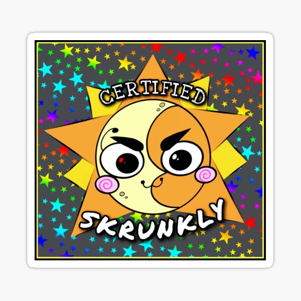 "CERTIFIED SKRUNKLY Sundrop >:3" Sticker by Butleronice | Redbubble