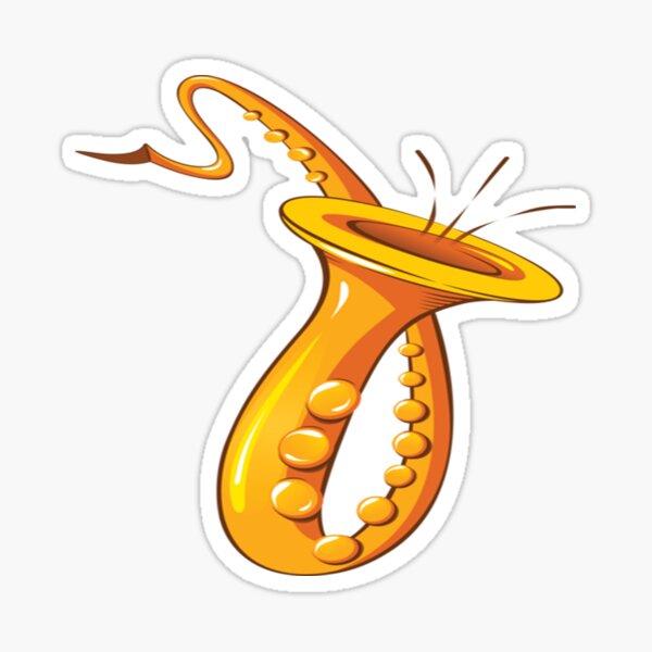 "sax" Sticker by DigitalFunny | Redbubble
