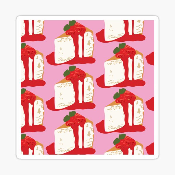 "Cheesecake" Sticker for Sale by meganmiranda | Redbubble