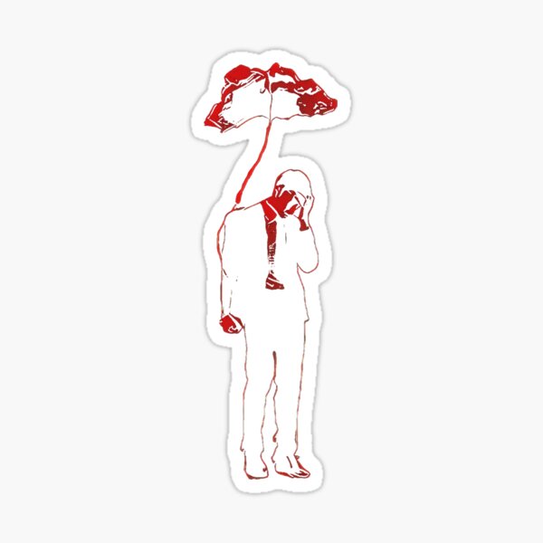 "My Emotions, They Feed Off Me" Sticker for Sale by tacostudio | Redbubble