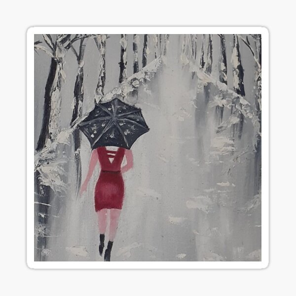 "lonely girl" Sticker by Livelybrazil | Redbubble