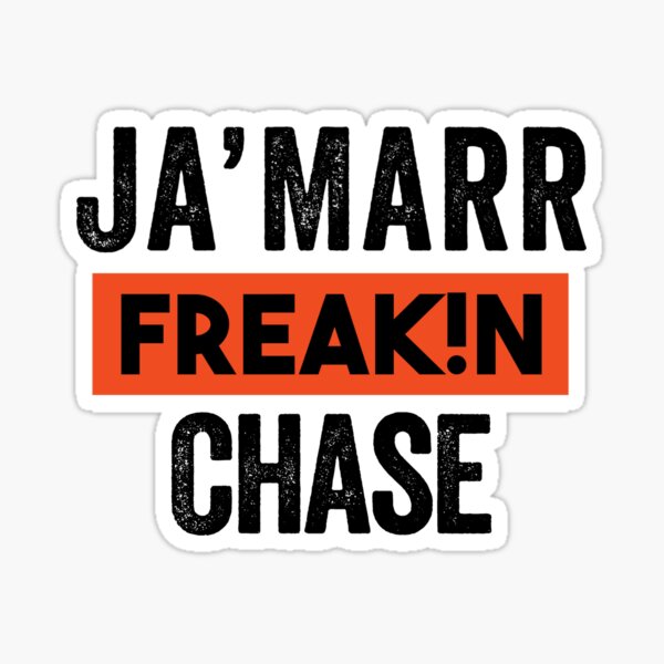 "JAMARR FREAKIN CHASE T-SHIRT" Sticker by RB941 | Redbubble