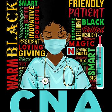 "African American Women Black Cna Nurse Black History Month " Poster ...