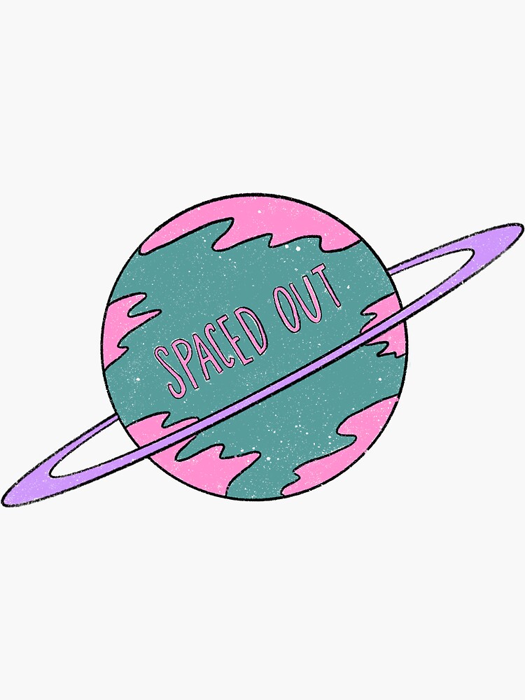 "Spaced Out" Sticker for Sale by terrabites | Redbubble