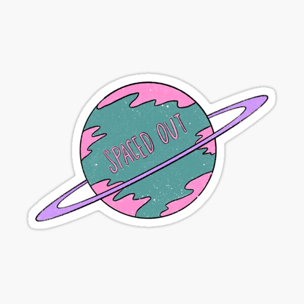 "Spaced Out" Sticker for Sale by terrabites | Redbubble