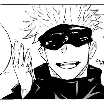 "Gojo Satoru Weak Manga Panel White" Metal Print for Sale by WeirdINK ...