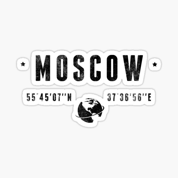 "Moscow" Sticker for Sale by capricedefille | Redbubble