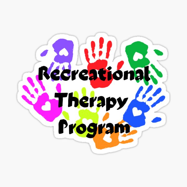 "Recreational Therapy Program" Sticker by RecAttire | Redbubble