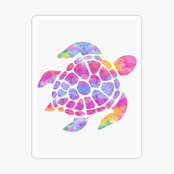 "turtle" Sticker by Maricarmen02 | Redbubble