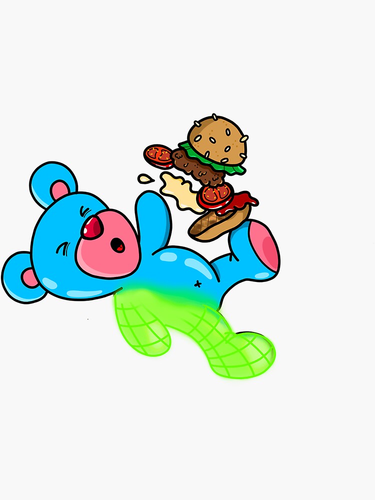 "Drew, Justin teddy bear " Sticker for Sale by drewhouse-stor | Redbubble