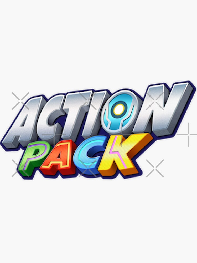 "Action Pack Team" Sticker by LegendaryCreate | Redbubble