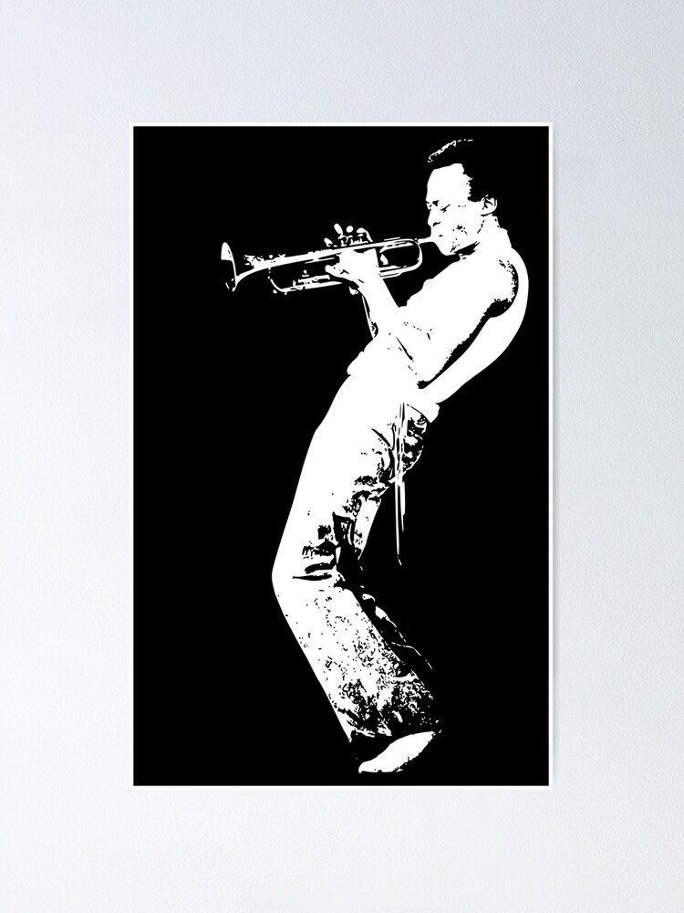 "Miles Davis Silhouette" Poster for Sale by Groenendijk | Redbubble