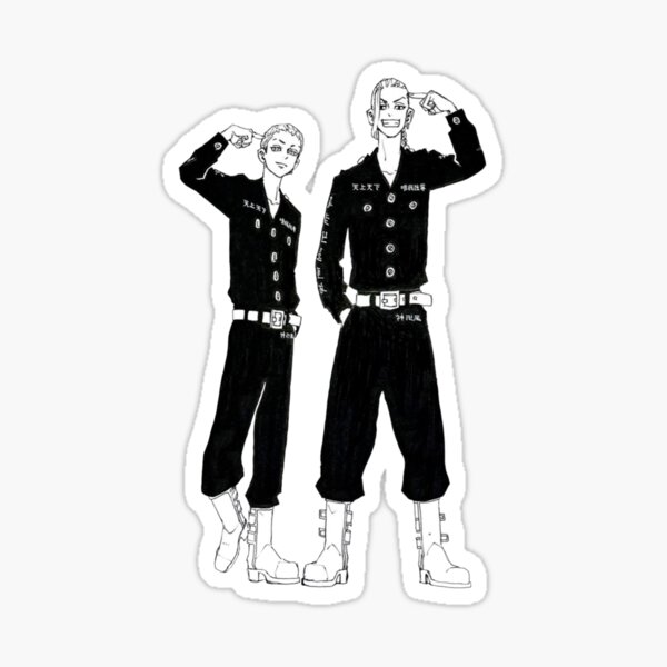 "Twins Dragon of Tokyo Manji - Best of Toman Sticker" Sticker by ...