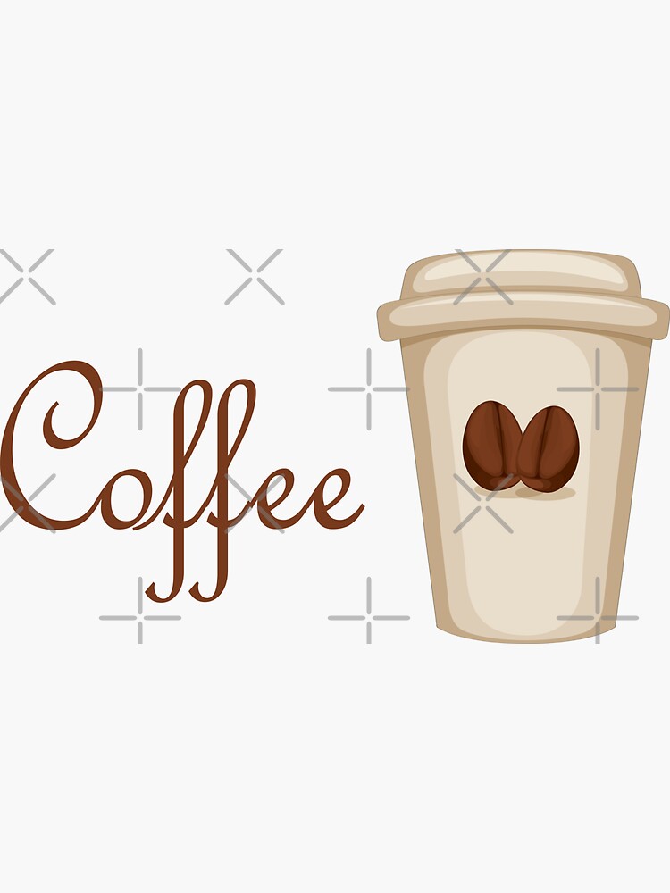 "Coffeeholic - coffee drinker - coffee lovers" Sticker by FastHub ...