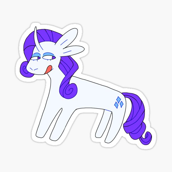 "mlp rarity" Sticker for Sale by Krystynatheswag | Redbubble