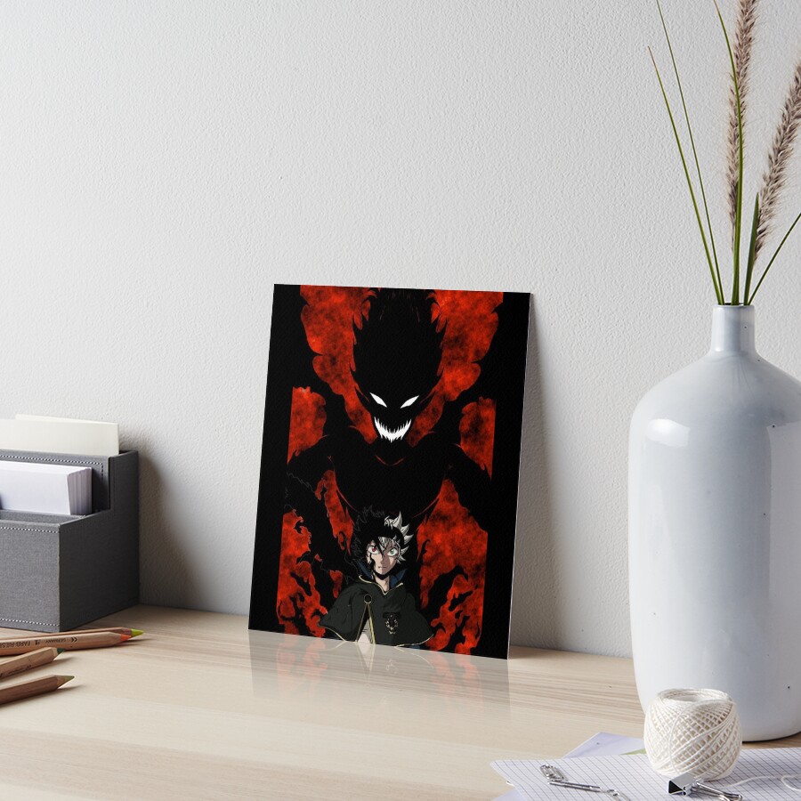 "black clover asta " Art Board Print by yahya-zegai | Redbubble