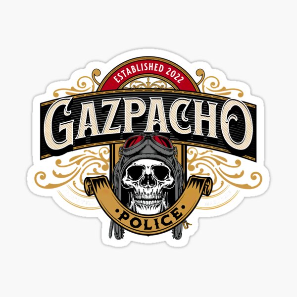 "Gazpacho Police - hommage à Marjorie Taylor Greene Classic" Sticker ...