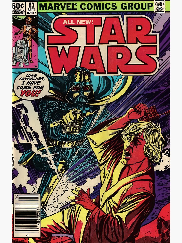 "Original Comic War 1977 Cover Trend Poster" Sticker for Sale by ...