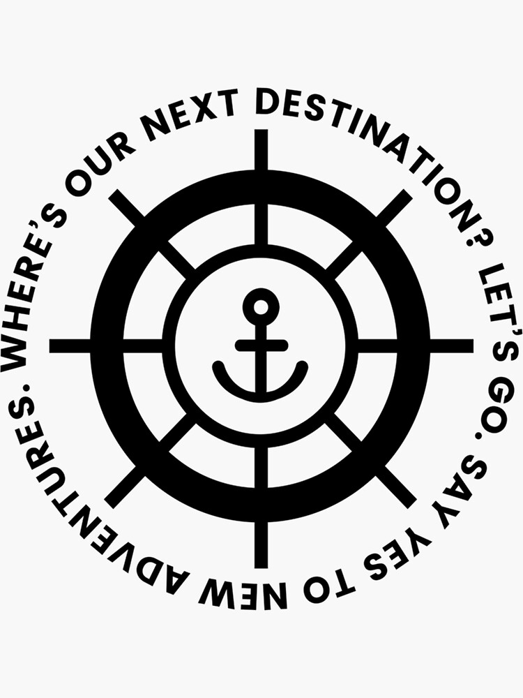"where is our next destination Party " Sticker for Sale by FooUoBranch ...
