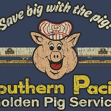 "Southern Pacific Golden Pig Service 1980" Photographic Print for Sale ...