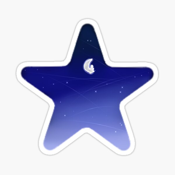 "Night star" Sticker by ArtLerie | Redbubble