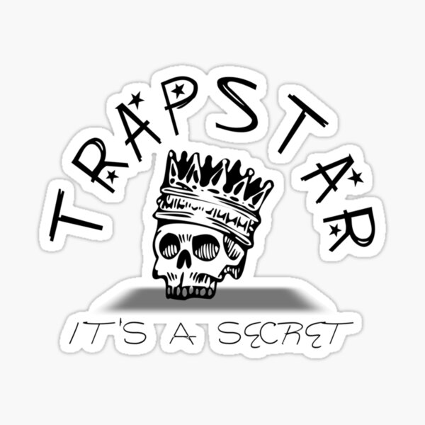 "TRAPSTAR – IT'S A SECRET SECRET" Sticker by Samdsart | Redbubble