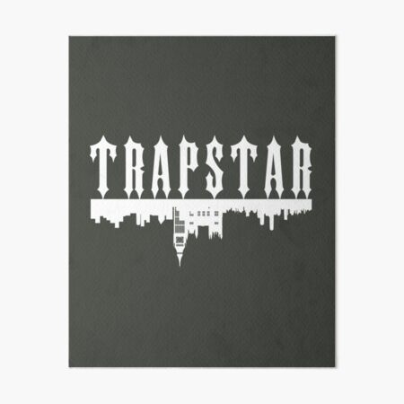 "Trapstar white" Art Board Print by Samdsart | Redbubble