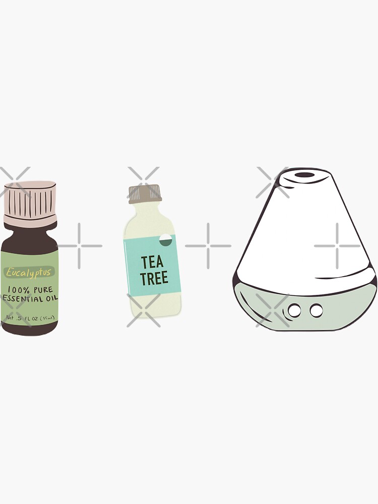 "DIFFUSER AND ESSENTIAL OIL STICKER "PACK"" Sticker for Sale by ...