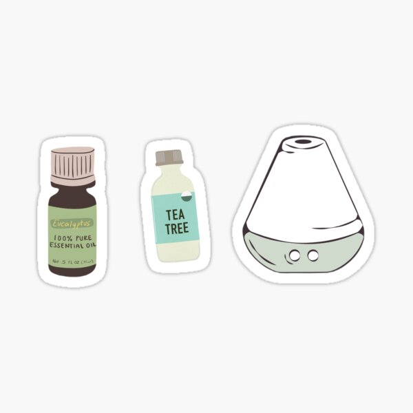 "DIFFUSER AND ESSENTIAL OIL STICKER "PACK"" Sticker for Sale by ...