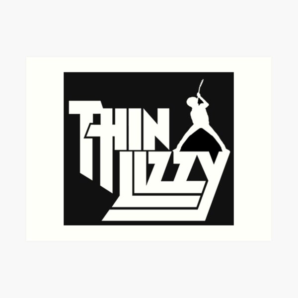 "thin lizzy logo" Art Print for Sale by mwookeypp | Redbubble