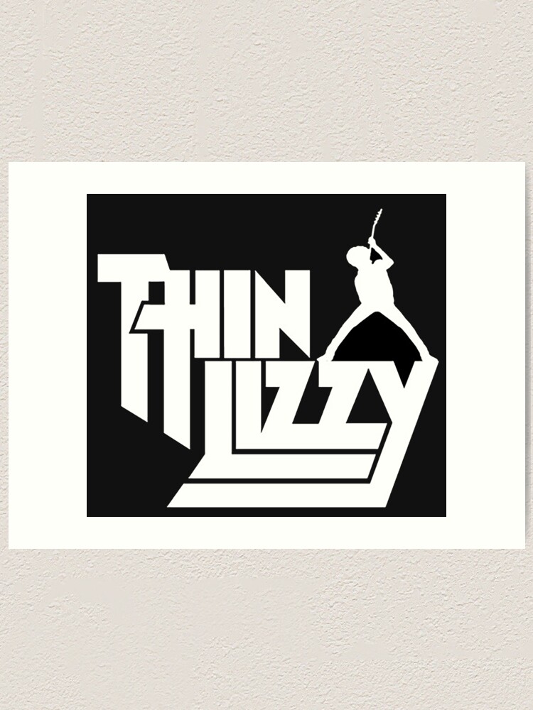 "thin lizzy logo" Art Print for Sale by mwookeypp | Redbubble